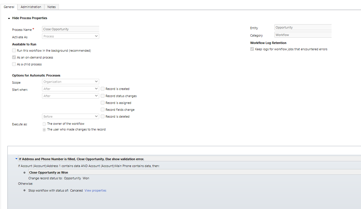 HOW TO CREATE BUSINESS PROCESS FLOWS TO UPDATE STATUS – Crm Minds