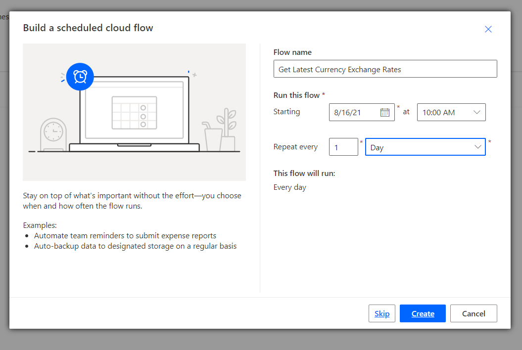 How To Create Power Automate Flow To Update Currencies In Dynamics 365 ...