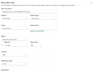 Power Automate – Use Monitoring Alerts in the Power Platform Admin ...